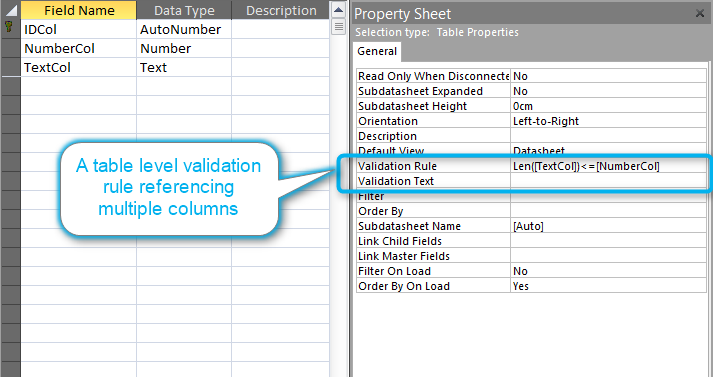 Validation Rules For Access Tables Codekabinett